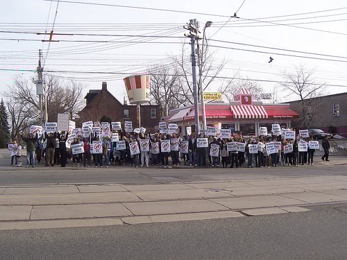 Some KFC Protests Are Bigger Than Others | PETA