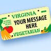 Create Your Own Vegetarian License Plate | PETA