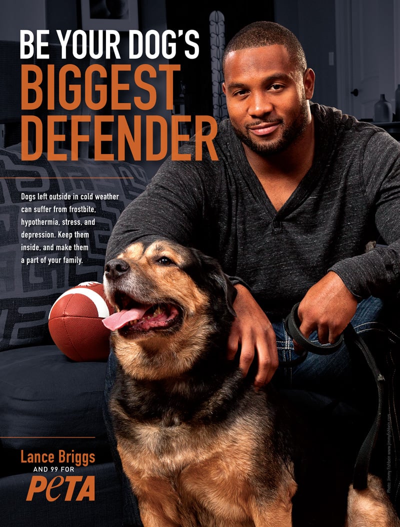 Lance Briggs: Be Your Dog’s Biggest Defender 0:30 | PETA
