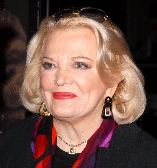 Gena Rowlands toma uma posição contra Carson & Barnes | Peta | I'm running