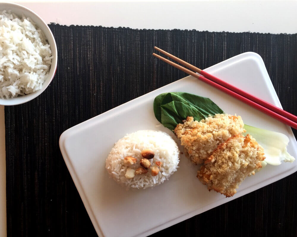 Macadamia Nut–Encrusted White 'Fish' | PETA