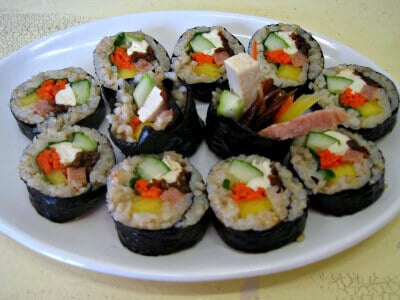 Vegan Kimbap (aka Gimbap): Veggie, Rice, and Seaweed Roll | PETA