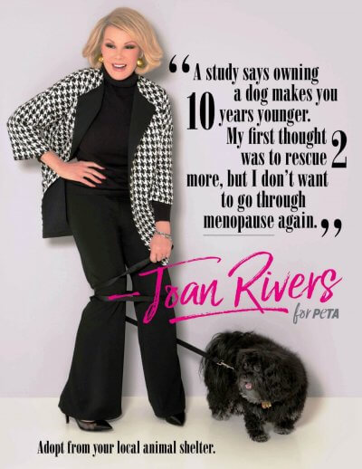 Joan Rivers Stars in Posthumous Adoption Campaign