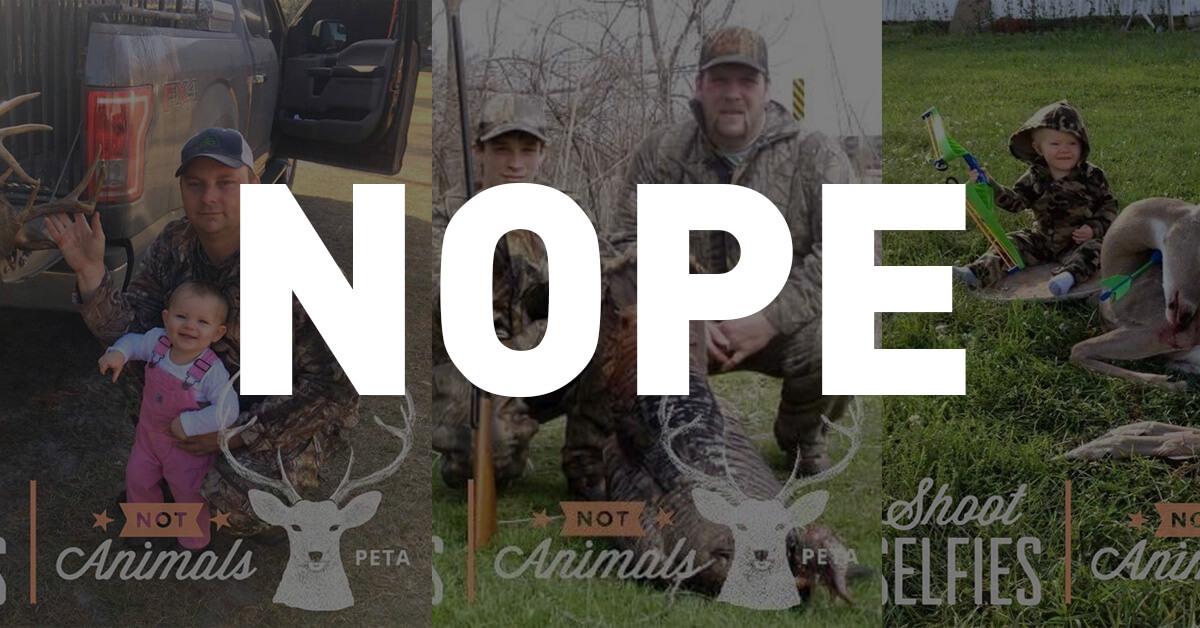 Hunters' Attempts to Troll PETA Backfire Big Time | PETA