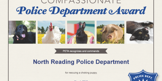 Compassionate Police and Fire Department Awards | PETA
