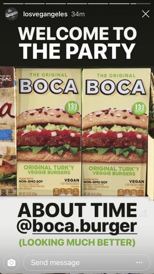 Boca Quietly Rolls Out the First-Ever Vegan Turkey Burgers | PETA