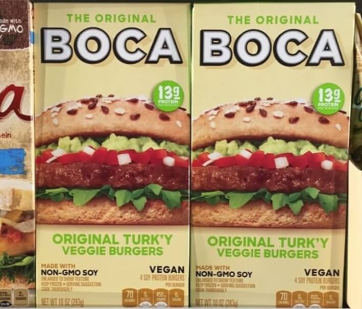 Boca Quietly Rolls Out the First-Ever Vegan Turkey Burgers | PETA