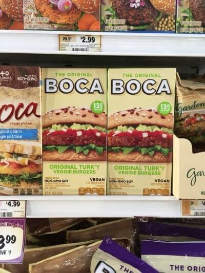 Boca Quietly Rolls Out the First-Ever Vegan Turkey Burgers | PETA