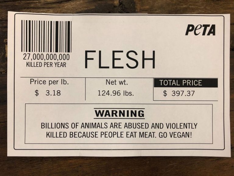 Become a Human Meat Tray | PETA