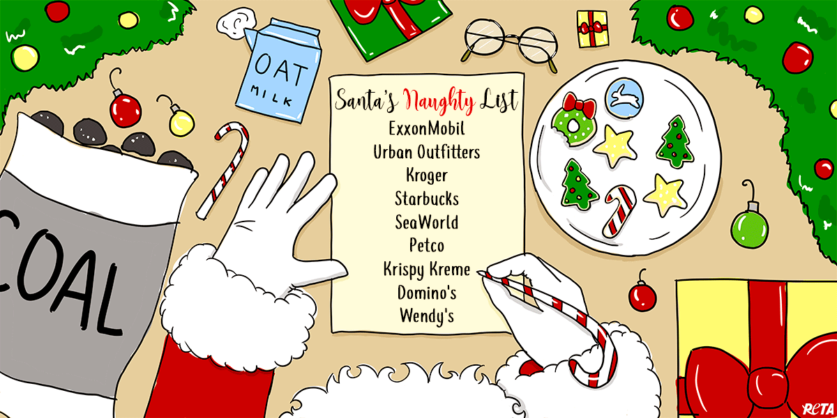 See Which Companies Are on PETA’s Naughty List | PETA