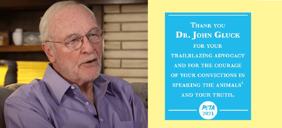 PETA Honors Dr. John Gluck With Animal Advocacy Award | PETA