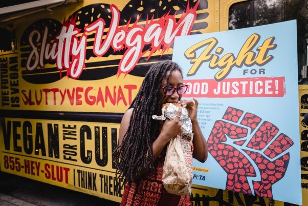 Pinky Cole and PETA Team Up to Fight for Food Justice | PETA