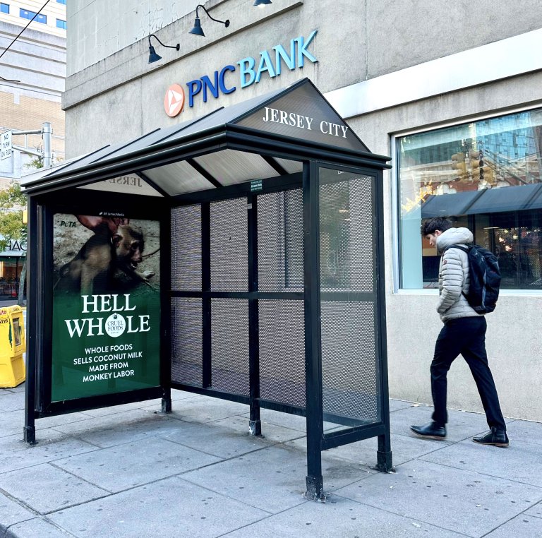 Chained ‘Monkeys’ Descend On Whole Foods HQ | PETA