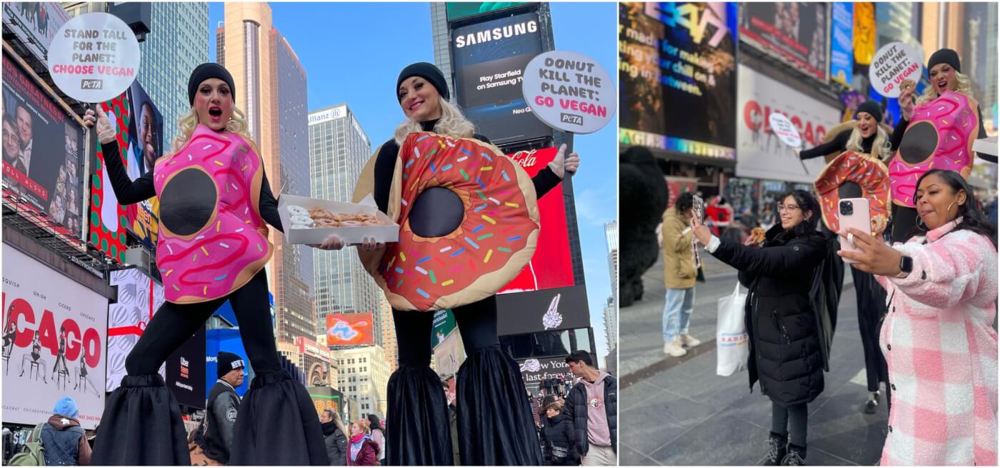 Photos: ‘Doughnuts’ on Stilts Protest COP28—Here’s Why | Blog