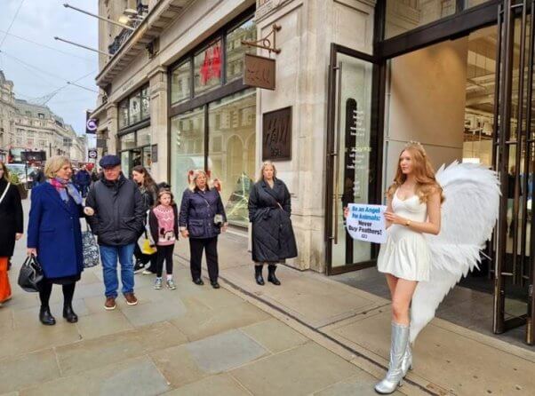 Hark! Alluring ‘Angel’ to Descend on The Square to Ruffle H&M’s ...