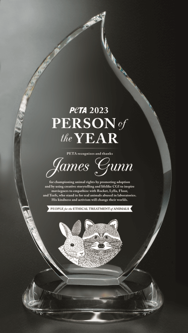 Simply Marvelous: James Gunn Is PETA’s 2023 ‘Person of the Year’ | PETA