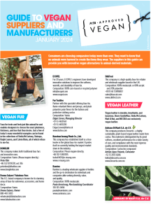 Guide to Suppliers of Vegan Fabrics and Materials | PETA