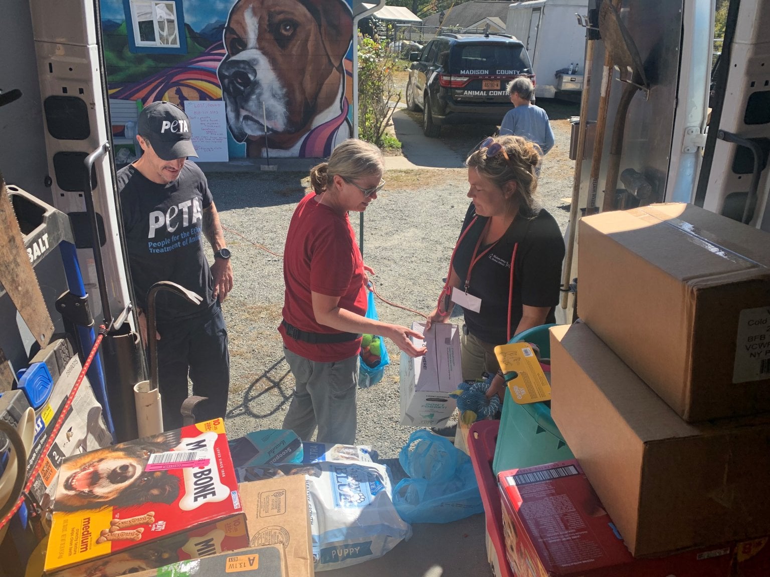We Delivered Aid to Hurricane Helene Victims | PETA