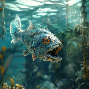Advanced AI ‘RoboFish’ From PETA Agonizing Anglers by Biting Through ...