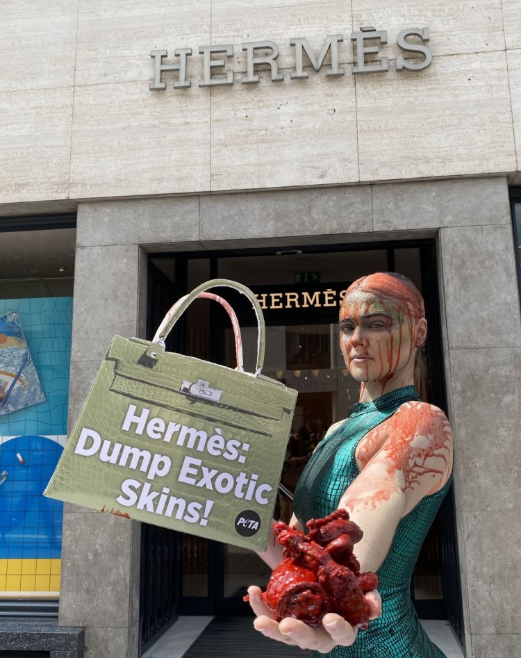 Fashion Police! 12 Times PETA Shocked Hermés Shoppers | PETA