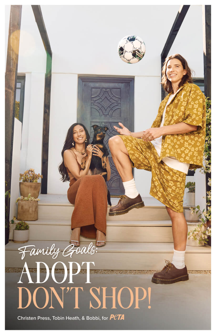 Soccer Power Couple Teams Up With PETA for Adoption | News
