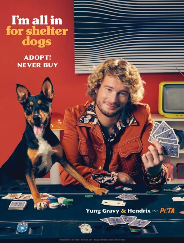 Yung Gravy and His Pup Star in Charming PETA PSA | PETA