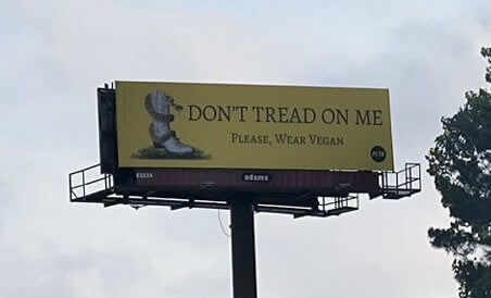 Don’t Tread on Him! PETA’s Twist on Gadsden Flag Asks People to Say ‘No ...